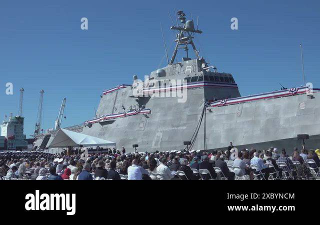 2023 Commissioning Ceremony of the Littoral Combat Ship USS Santa ...
