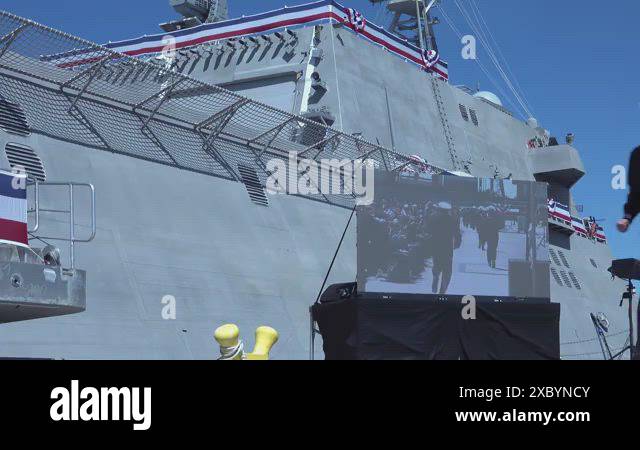 2023 Commissioning Ceremony of the Littoral Combat Ship USS Santa ...