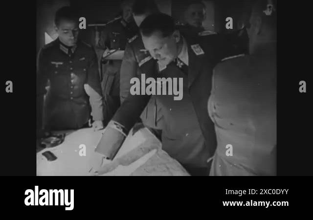 1939 - Adolf Hitler, Hermann Goering, Wilhelm Keitel, and Joachim von ...