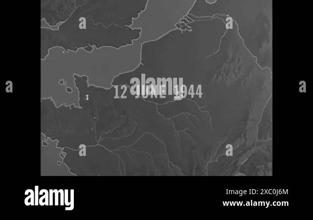 1944 - 8th Air Force planes fly over US Navy battleships and bomb ...