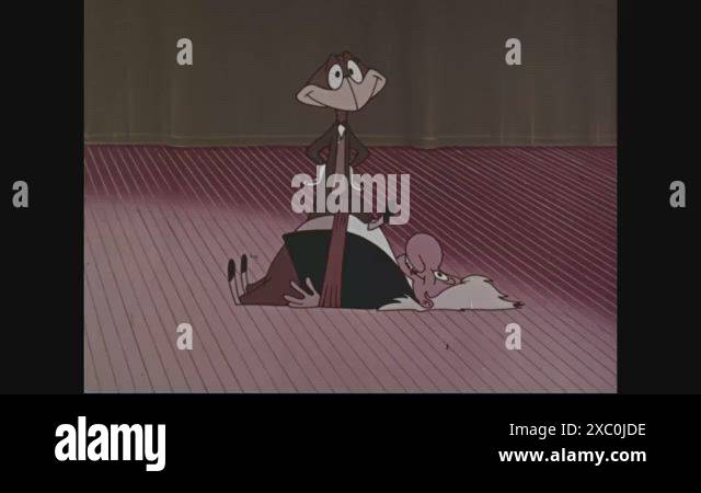 1962 - In this animated film, a man and bird fight instead of dancing ...