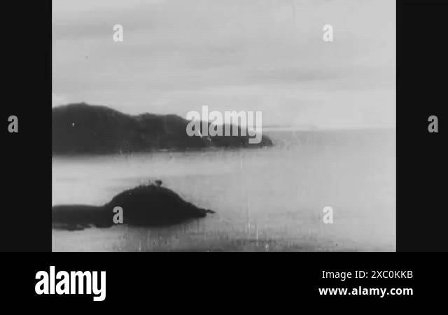 1941 - Japanese forces establish a beachhead in Hong Kong Stock Video ...