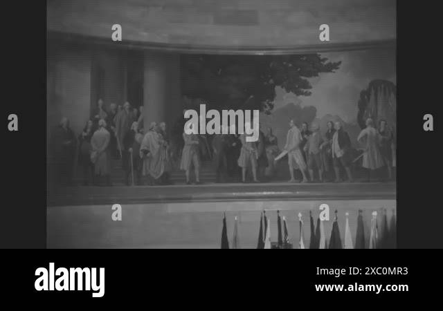 1952 - The curtains are opened on the new official display of the ...