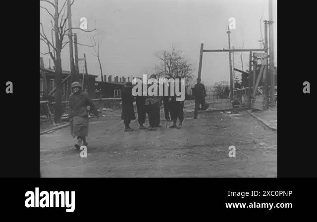 1945 - Generals Eisenhower, Patton, Bradley and Walker arrive at ...