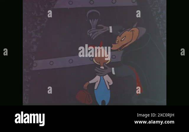 1962 - In this Cold War propaganda cartoon, a communist wolf brings a ...