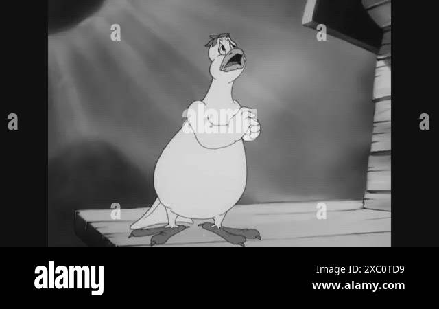 1942 - In this animated film, a duck caricature of Hitler beats up ...
