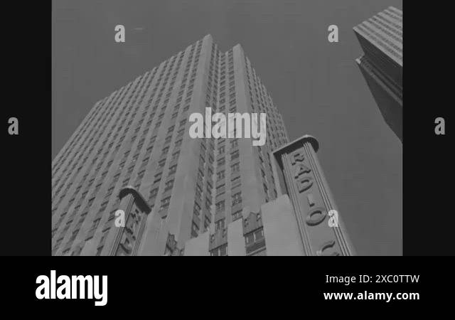 1940s - New York City landmarks such as Rockefeller Center, and NBC ...