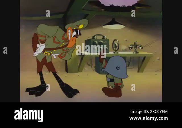 1943 - In this animated film, a Nazi officer chases Daffy Duck through ...