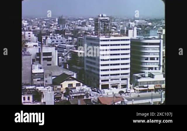 1963 - Commuter trains and super express trains are used in Japan Stock ...