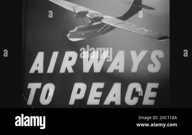 1940s - People visit an exhibit on geography for the future at New York ...