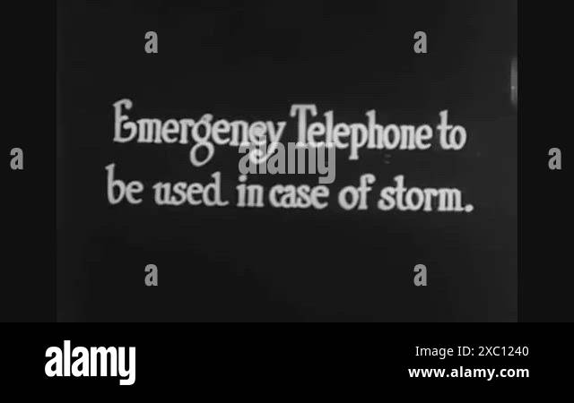 1912 - An emergency telephone and signal charts are seen on the Titanic ...