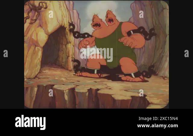 1936 - In this animated film, Sinbad (Bluto) fights off a two-headed ...