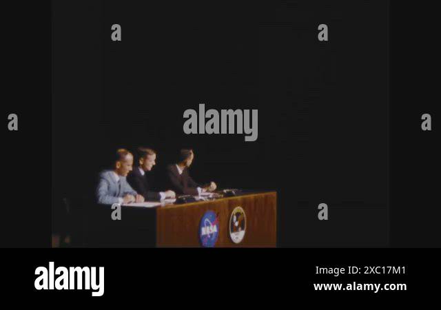 1969 - At a post-flight Apollo 11 press conference, Buzz Aldrin ...