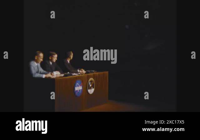 1969 - At a post-flight Apollo 11 press conference, Michael Collins ...