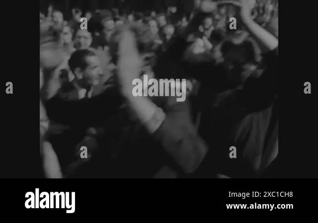 1944 - Members of the FFI drive German officers and Nazi collaborators ...