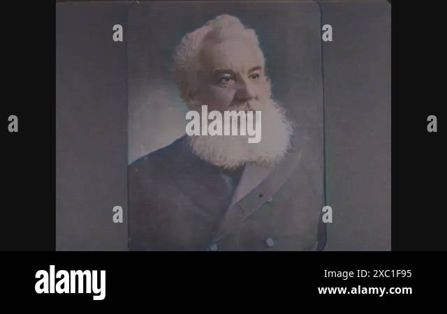 1942 - Animation is used to show how Alexander Graham Bell's telephone ...