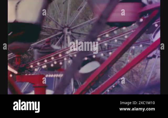 1960s - People go on rides, watch a marching band and animals entered ...