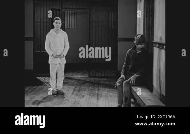 USA - 1924 - In this comedy film, a prisoner watches another convict ...