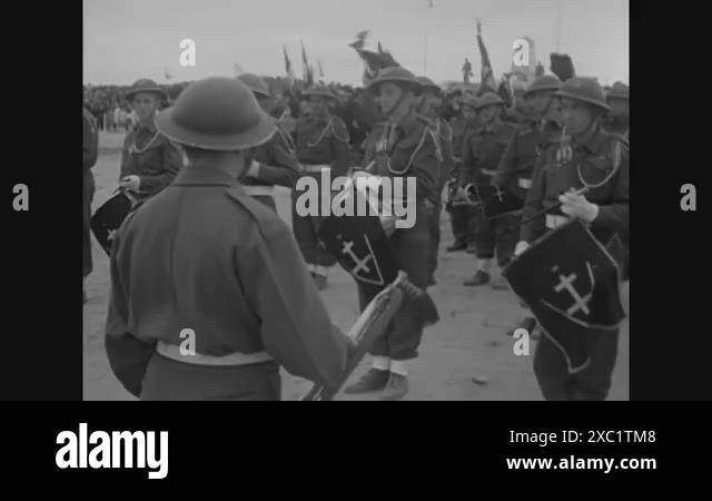 1945 - The US Army's General Koenig and French Army's General ...