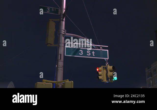 Brooklyn night street signs Stock Videos & Footage - HD and 4K Video ...