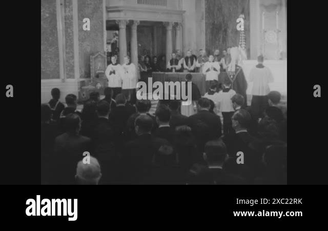 1963 catholic church mass Stock Videos & Footage - HD and 4K Video ...