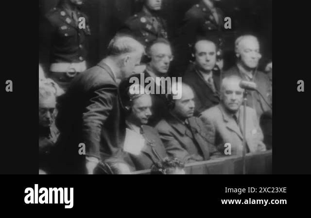 1946 - Nazi war criminals plead innocent at the Nuremberg trials, but ...
