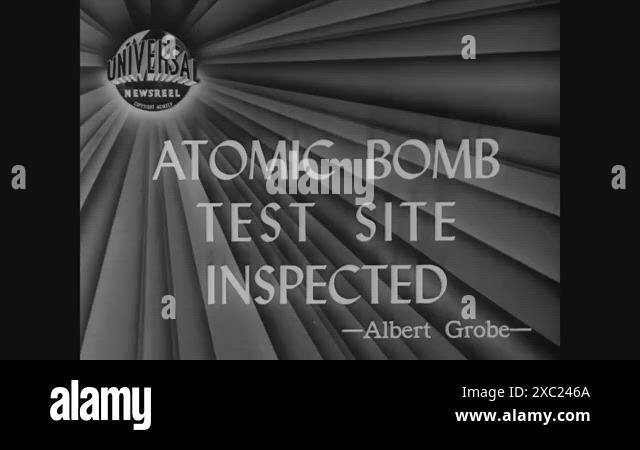 1945 - Dr. J. Robert Oppenheimer and General Leslie Groves, leaders of ...