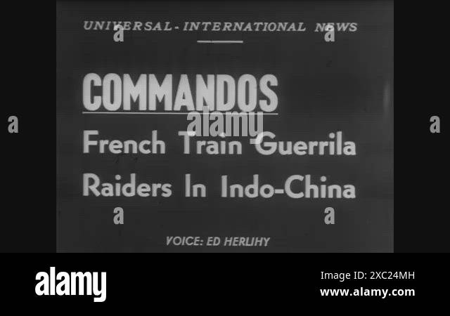 1953 - French commandos teach Vietnam soldiers hand-to-hand combat and ...