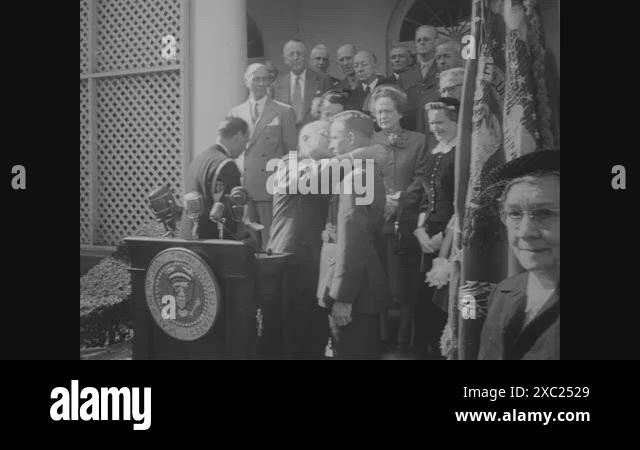 1951 - President Truman awards the Congressional Medal of Honor to ...