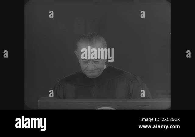 1966 - LBJ's speech on foreign policy in Vietnam is received well by ...