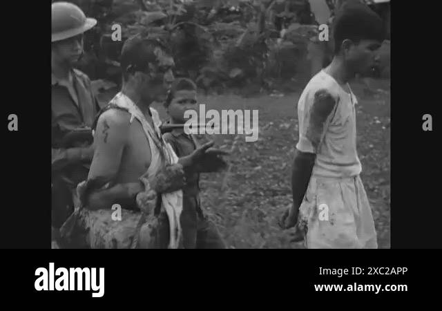 1945 - Filipino men who collaborated with the Japanese Army are ...