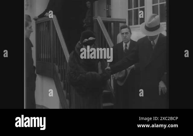 1934 - Heiress Barbara Hutton returns home from a year-long honeymoon ...