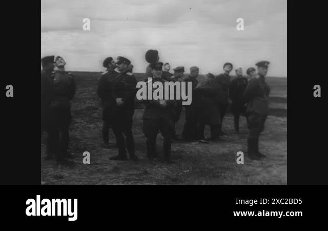 1944 - General Eaker bestows the Legion of Merit upon a Soviet general ...
