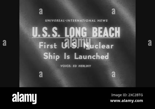 1959 - The USS Long Beach, the US Navy's first nuclear ship, is ...