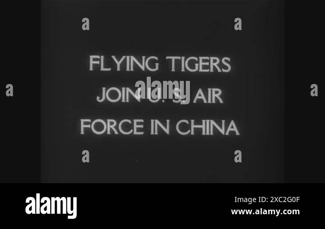 1942 - The Flying Tigers phase from being a volunteer fighter group in ...