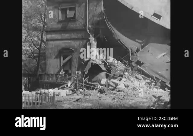 1945 bomb damage homes buildings Stock Videos & Footage - HD and 4K ...