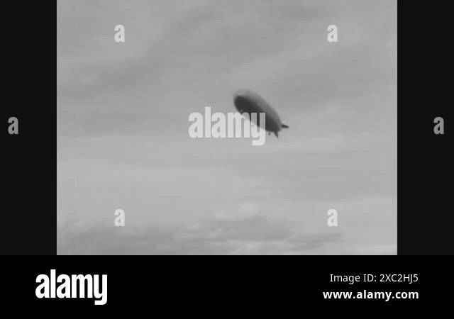 1930s - People travel by blimp, train, dog sled, and full-rigged ship ...