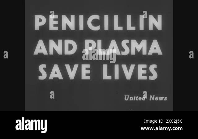 1944 - Wounded American soldiers are given blood transfusions in ...