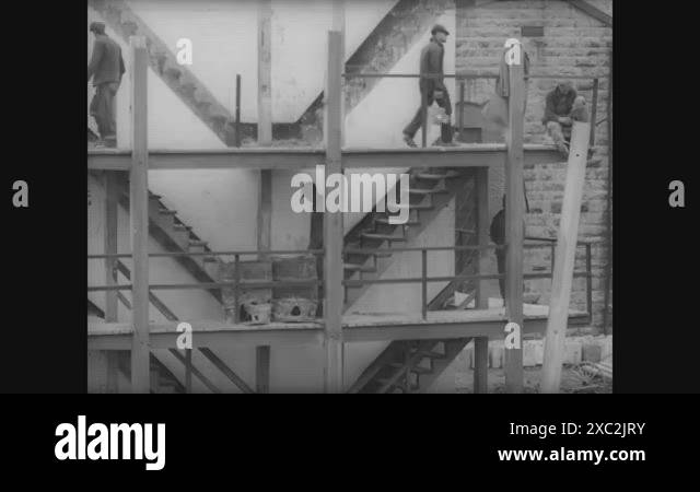 1938 - Prison labor is used to build a correctional facility Stock ...