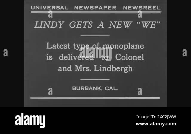 1929 - Charles Lindbergh and his wife Anne Morrow Lindbergh board and ...