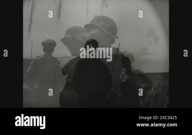 U.S. soldiers fight to take Corregidor in the Philippines in World War ...