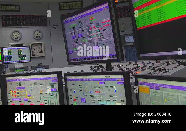 Nuclear power plant control room Stock Videos & Footage - HD and 4K ...