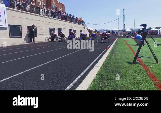 Handicapped and disabled veteran soldiers compete in track and field ...