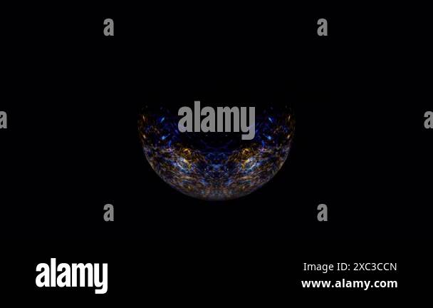 Explosion shockwave effect and divergent wave on a transparent ...