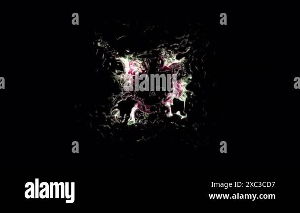 Explosion shockwave effect and divergent wave on a transparent ...