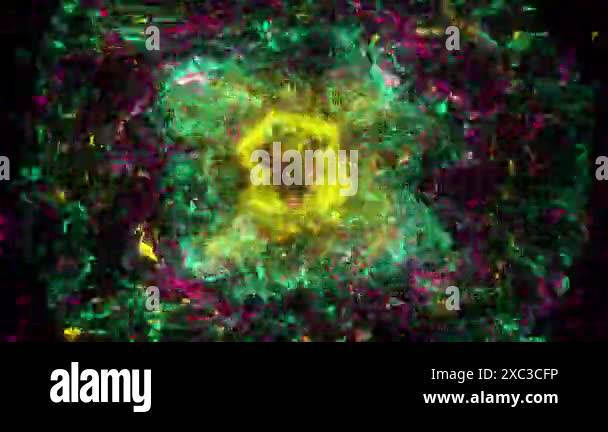 Explosion shockwave effect and divergent wave on a transparent ...