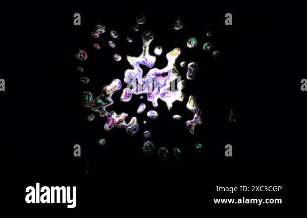 Explosion shockwave effect and divergent wave on a transparent ...
