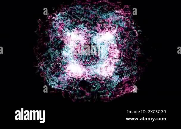 Explosion shockwave effect and divergent wave on a transparent ...