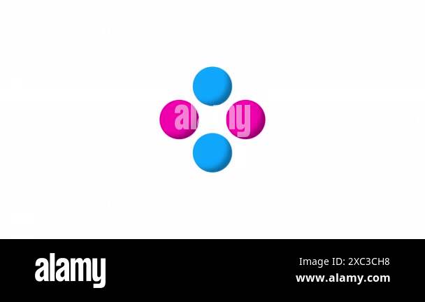 4K Animation - loading circle icon on transparent background. Looped ...