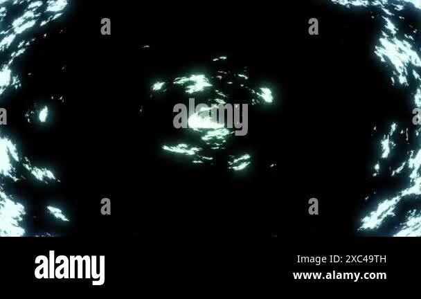 Abstract spinning water background, seamless loop. Design. Slow ...